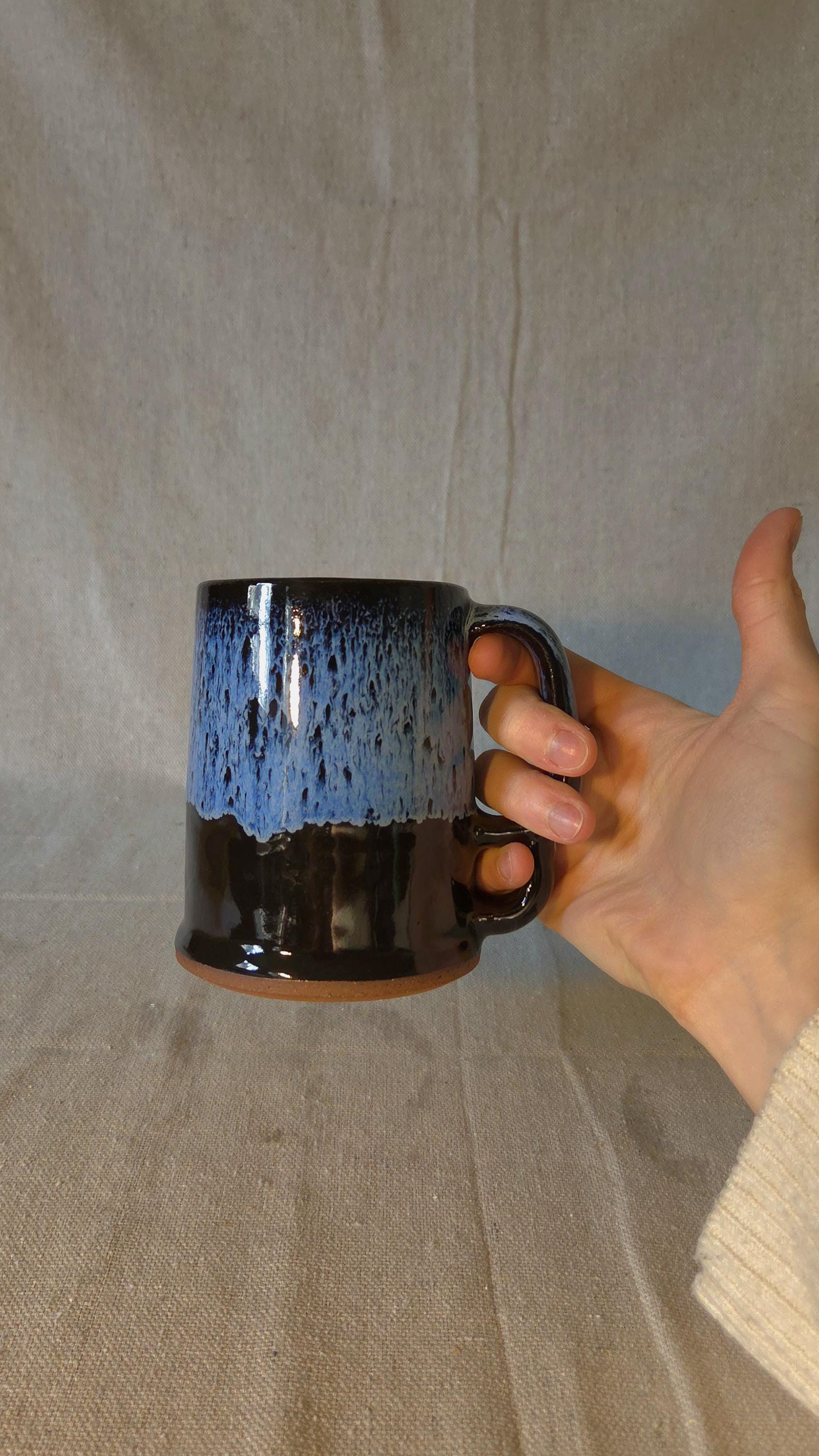 Square Funky Mug Handle | Coffee Mug | Handmade Ceramic Mug | Unique ...