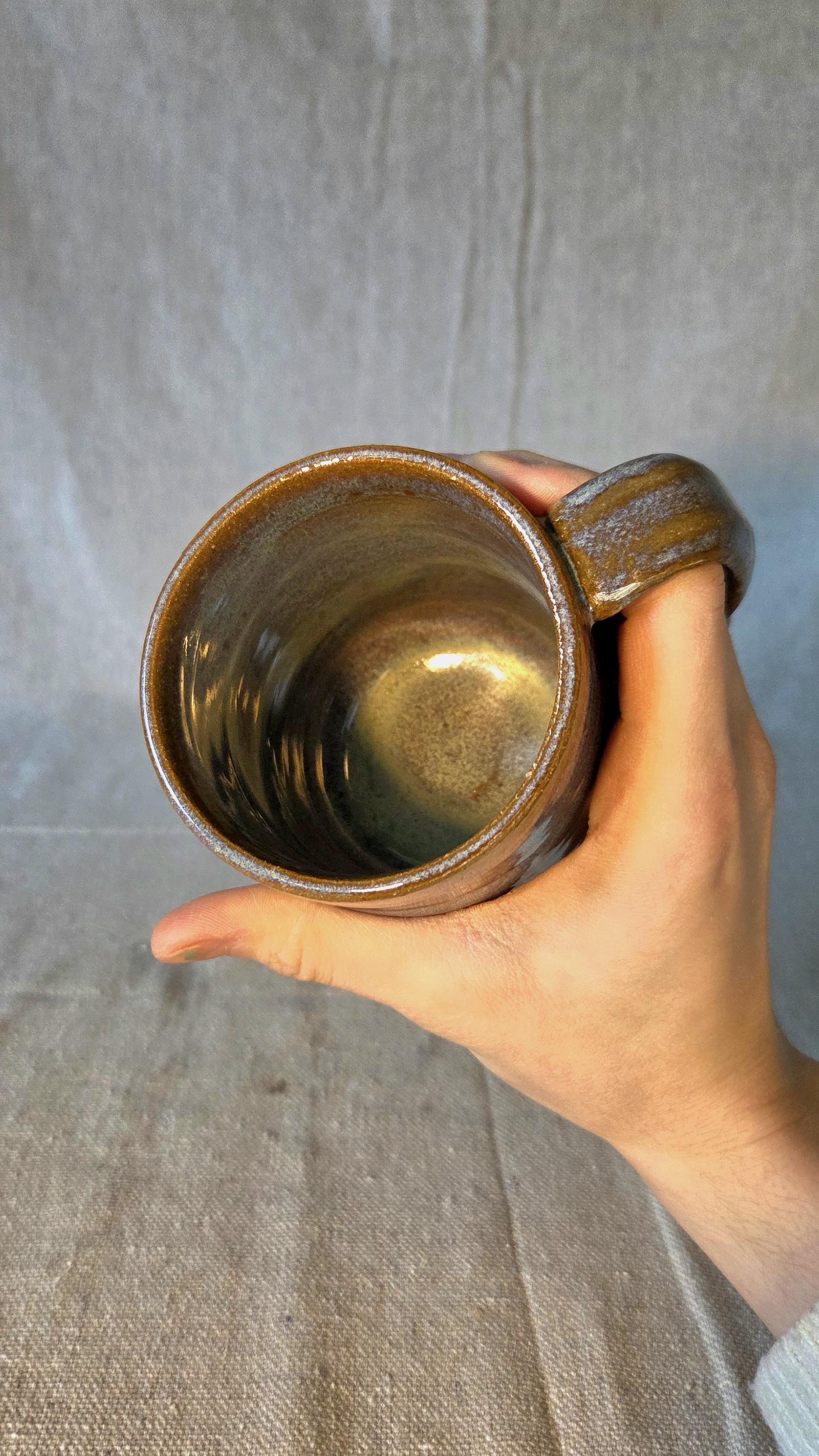 Square Funky Mug Handle | Coffee Mug | Handmade Ceramic Mug | Unique ...