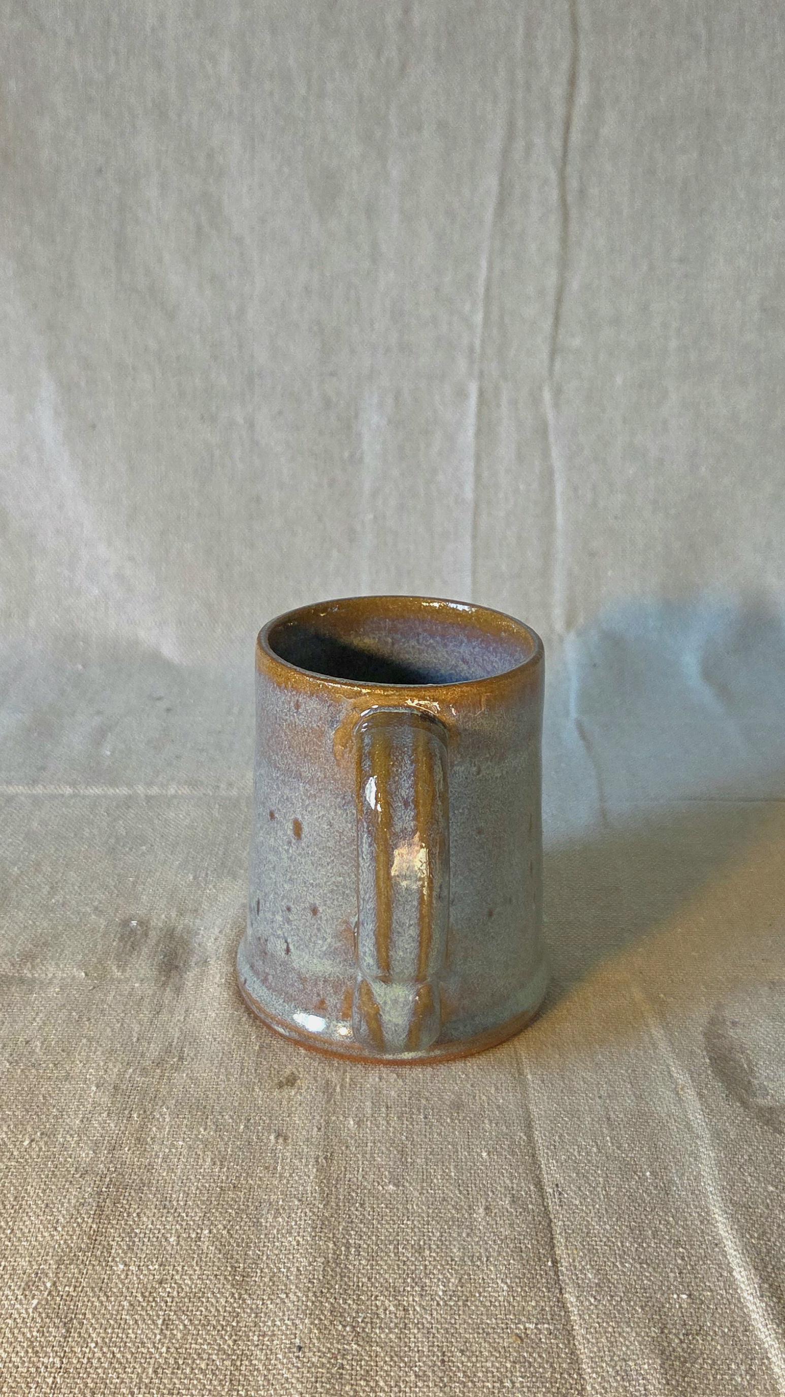 Square Funky Mug Handle | Coffee Mug | Handmade Ceramic Mug | Unique ...