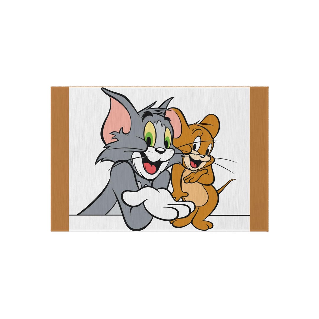 Tom and Jerry, Tom Rug, Custom Rug, Personalized Rug, Teen Room Rug ...