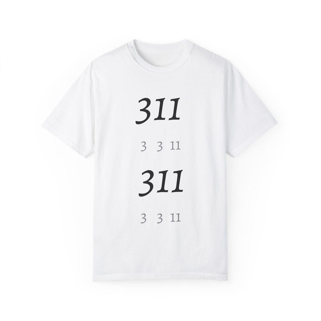 Vintage 311 Band Shirt Chant Unisex Garment-dyed T-shirt, Retro Music ...