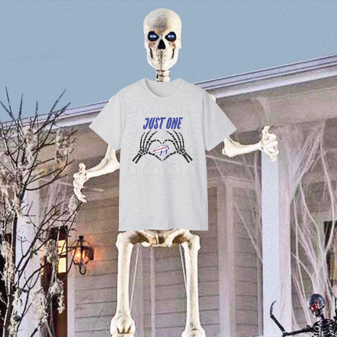 5X Shirt for 12ft Skeleton, Just One Before I Die Skeleton Hands ...
