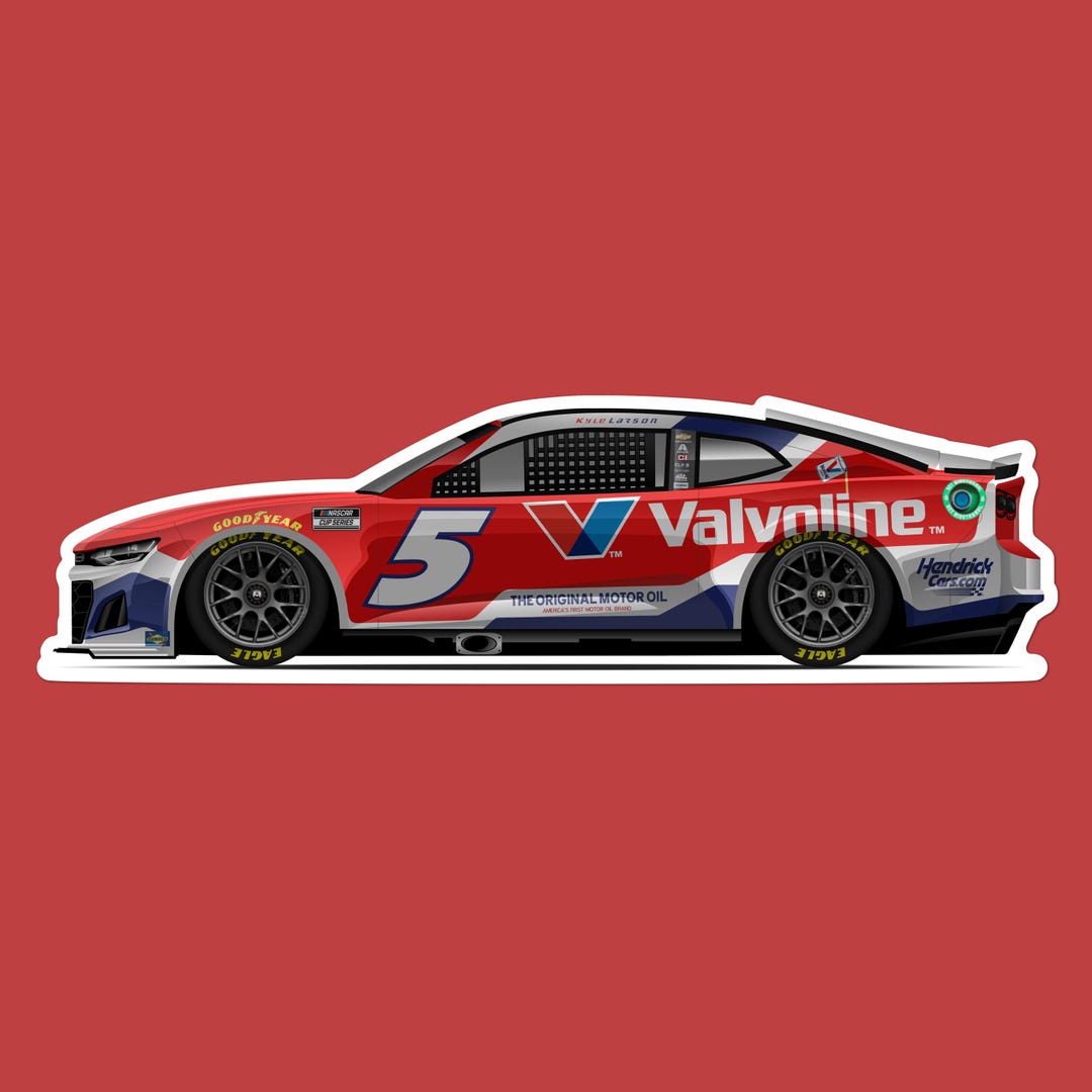 Kyle Larson 2025 Valvoline Chevrolet ZL1 Sticker - Etsy