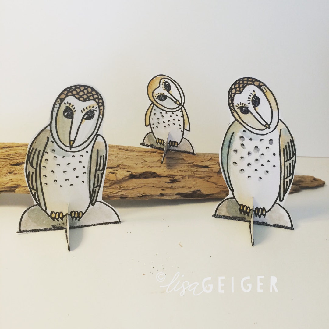 Owl Paper Doll Decoration Toy Craft Bird Autumn Project Download - Etsy