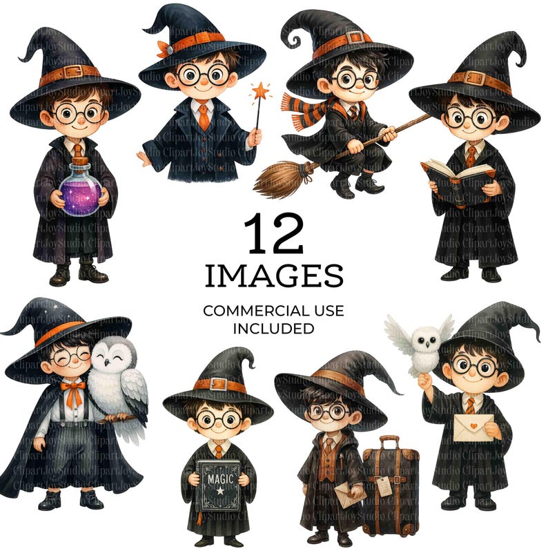 12 PNG Wizard School Clipart, Magic School, Fantasy Characters ...