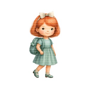 School Children Clipart Bundle, School Kids PNG, Back to School Digital ...