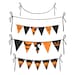 Halloween Garland Clipart, Pumpkin Banner, Printable Watercolor Clipart ...