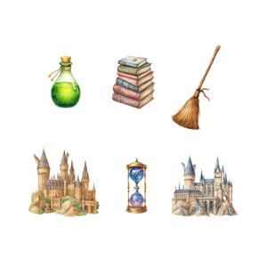 35 PNG Wizard School Clipart, Magic School, Fantasy Characters ...