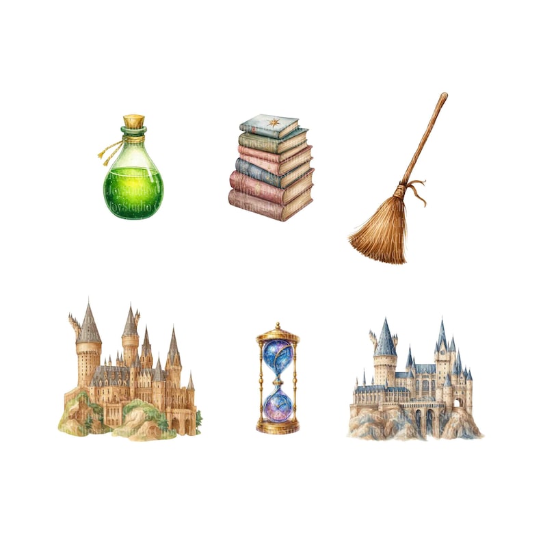 35 PNG Wizard School Clipart, Magic School, Fantasy Characters ...