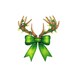 8 Deer Antlers Clipart Bundle, Christmas Printable PNG Images, Xmas ...