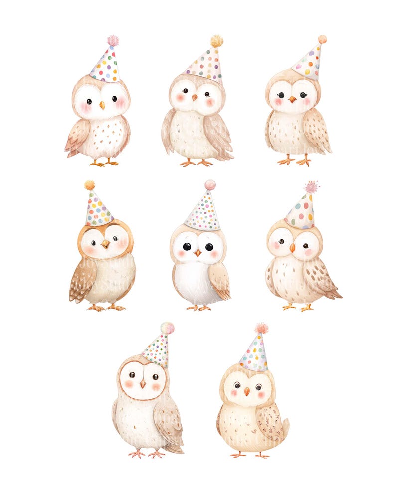 Party Animals Clipart Bundle | Nursery Birthday Graphics | Printable ...