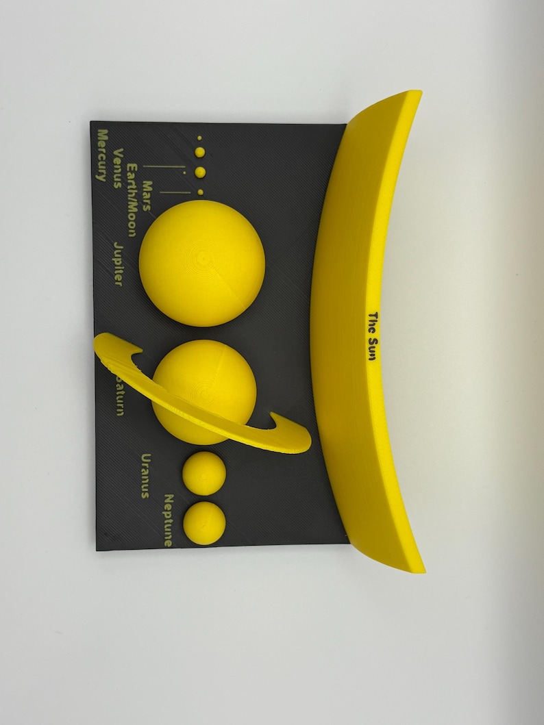 To-scale Solar System Model - Etsy