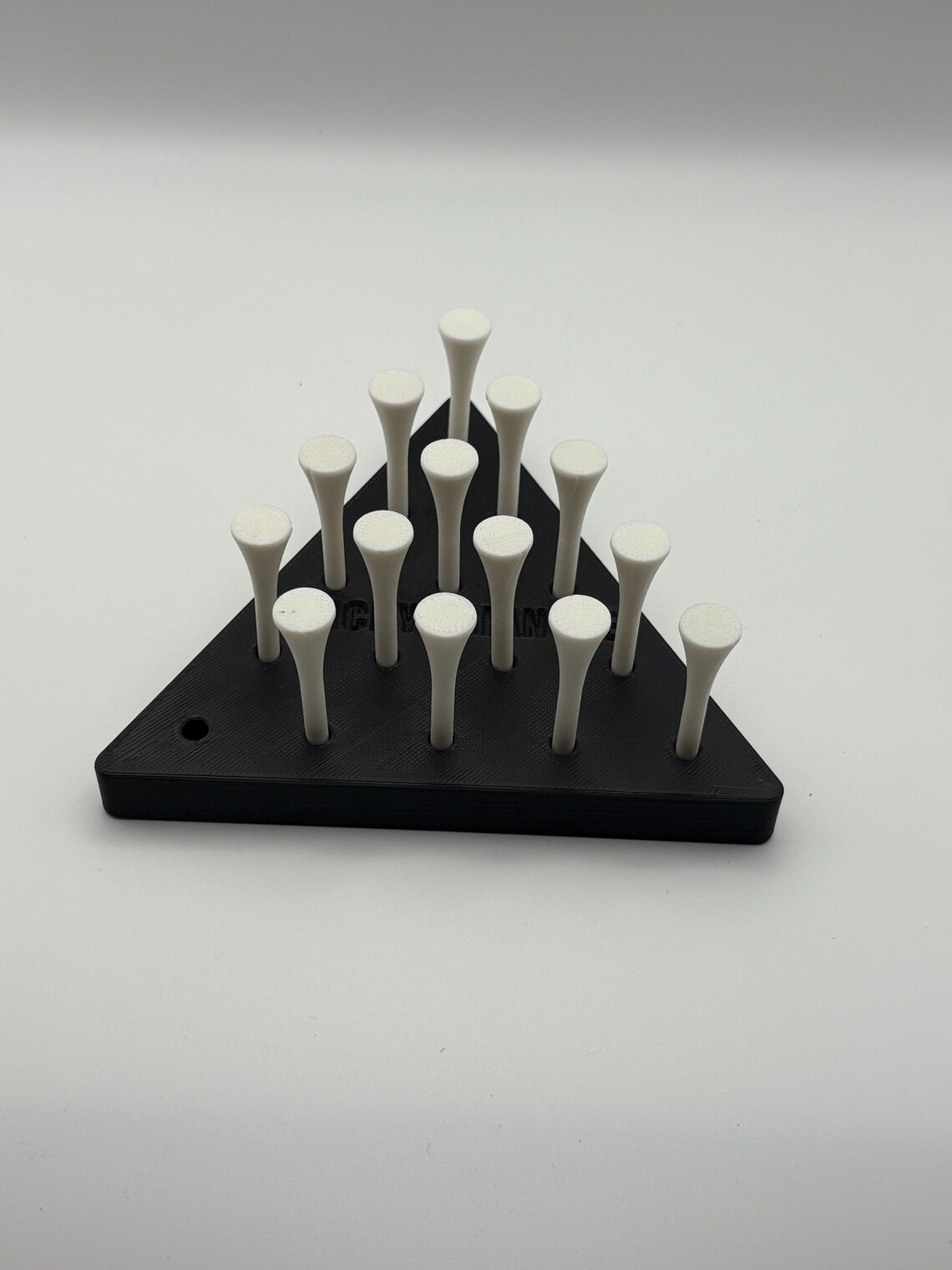Golf Tee Jump Puzzle | Classic Triangle Peg Game - Etsy