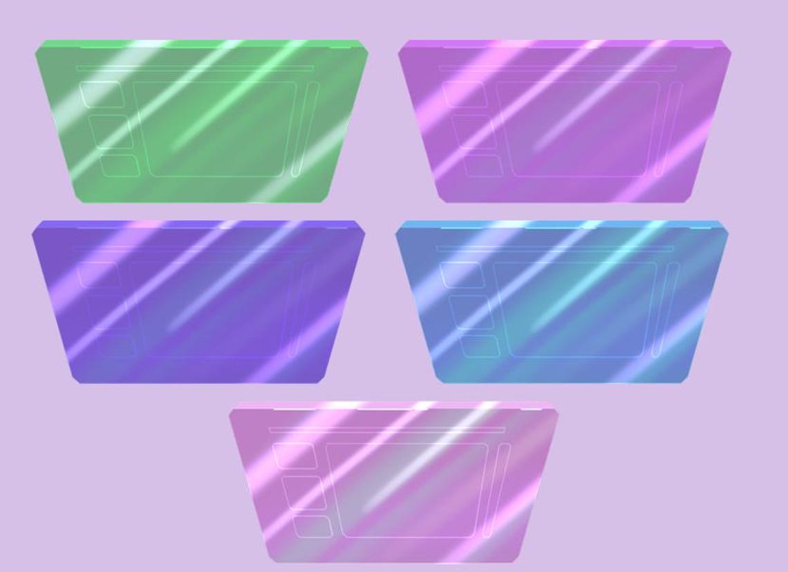 Vtuber Drawing Tablet Asset | Customizable Rigged Drawing Tablet With ...