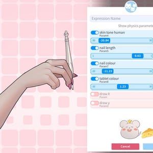Rigged Vtuber Drawing Tablet Asset: Customizable Cottagecore Live2d ...