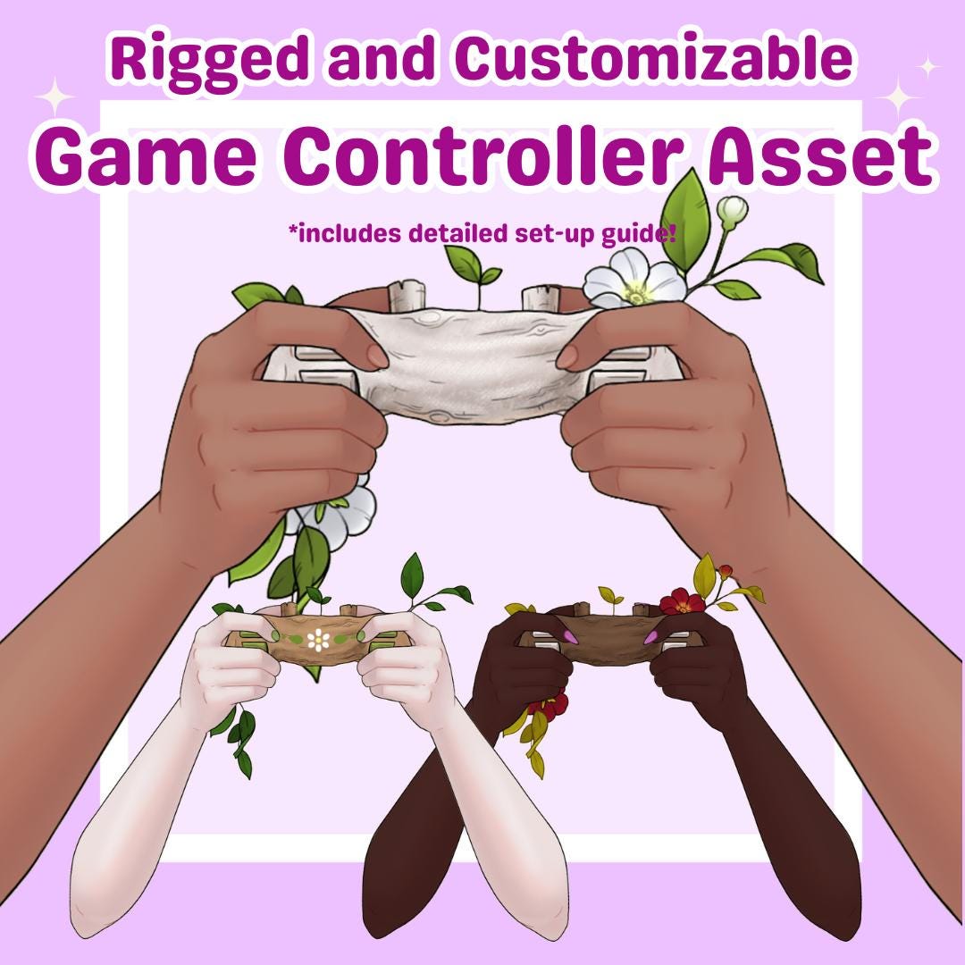 Live2d Vtuber Controller Asset: Wood and Leaves, Customizable, PDF ...