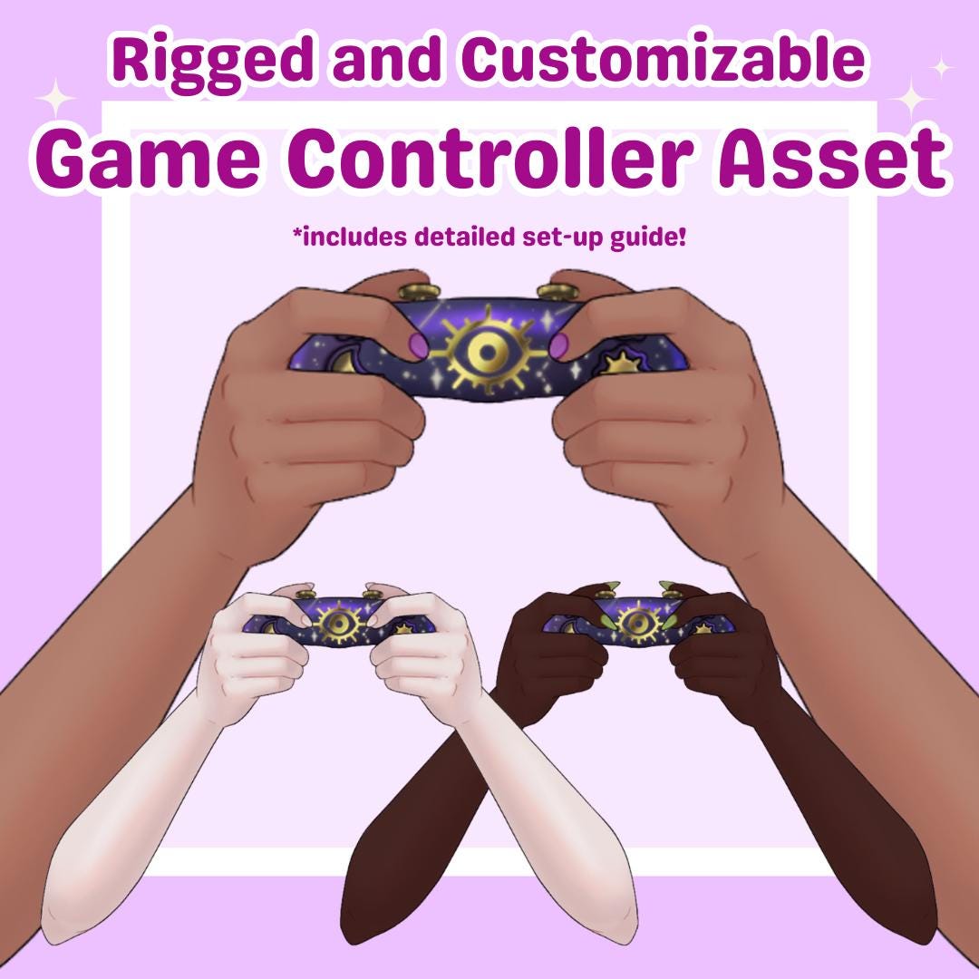 Celestial Vtuber Controller Asset: Customizable Live2d Rig (PDF Setup ...