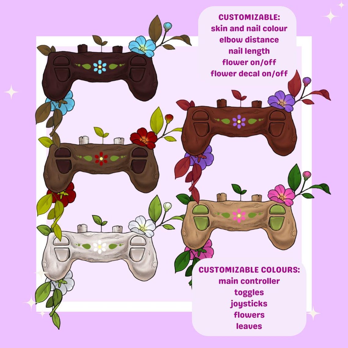 Vtuber Game Controller Asset Bundle: Animated Live2d Arms (PDF Guide ...