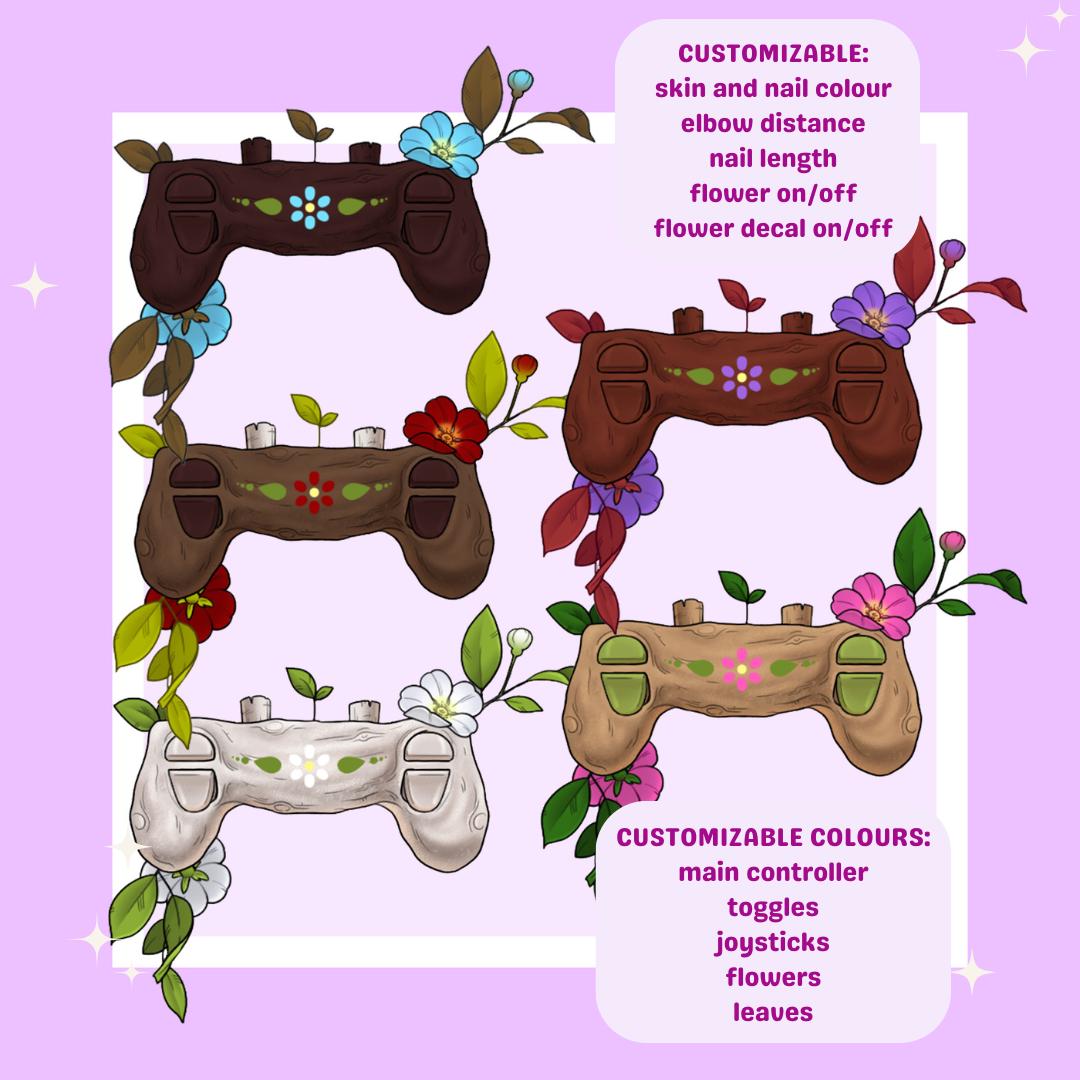 Vtuber Game Controller Asset Bundle: Animated Live2d Arms (PDF Guide ...