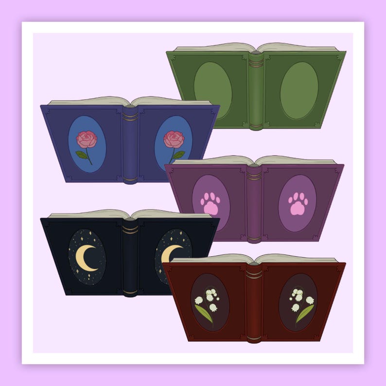 Animated Vtuber Drawing Tablet Asset: Customizable Book and Quill (PDF ...
