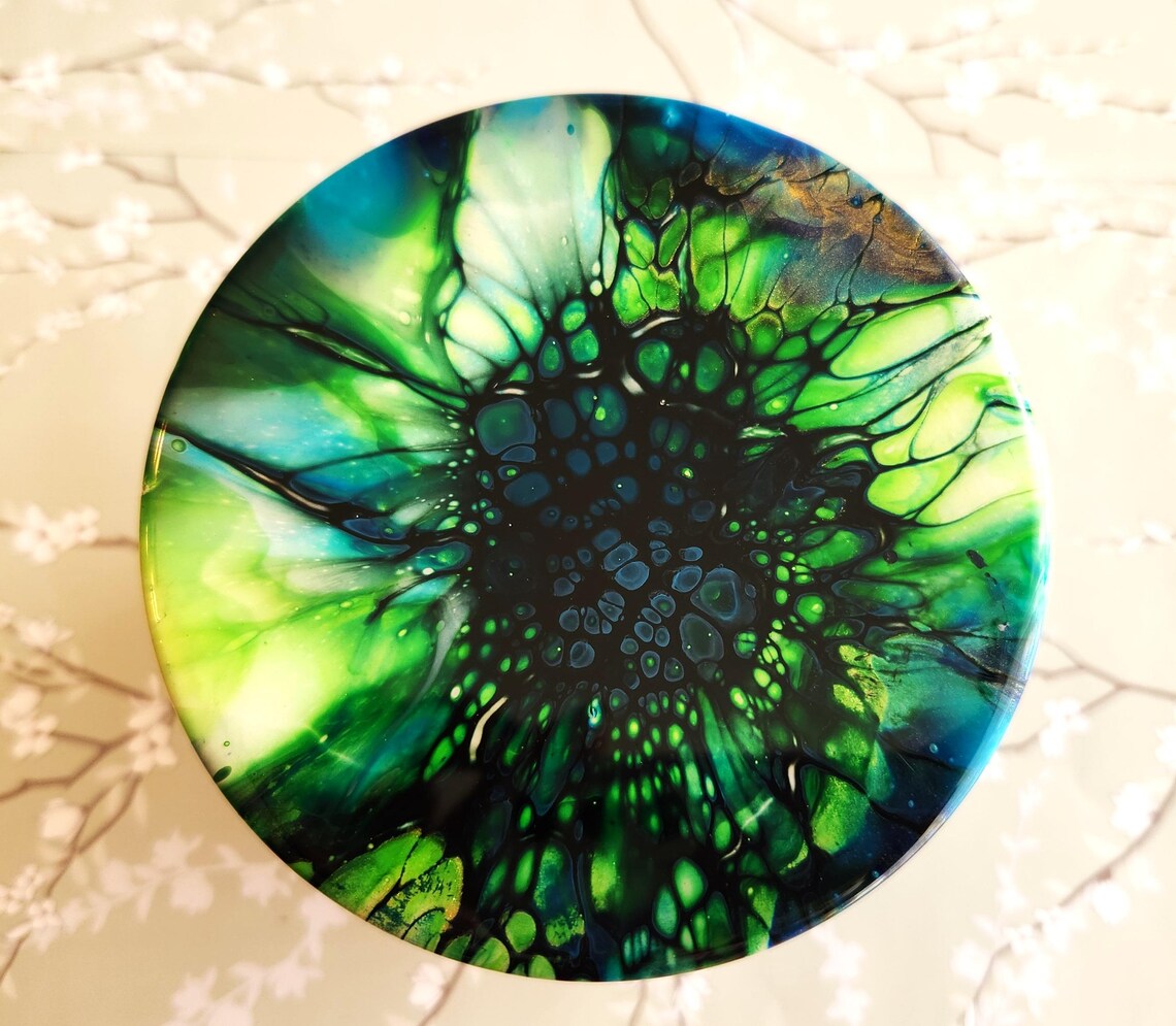 Unique Hand-painted Glass Jar - Etsy