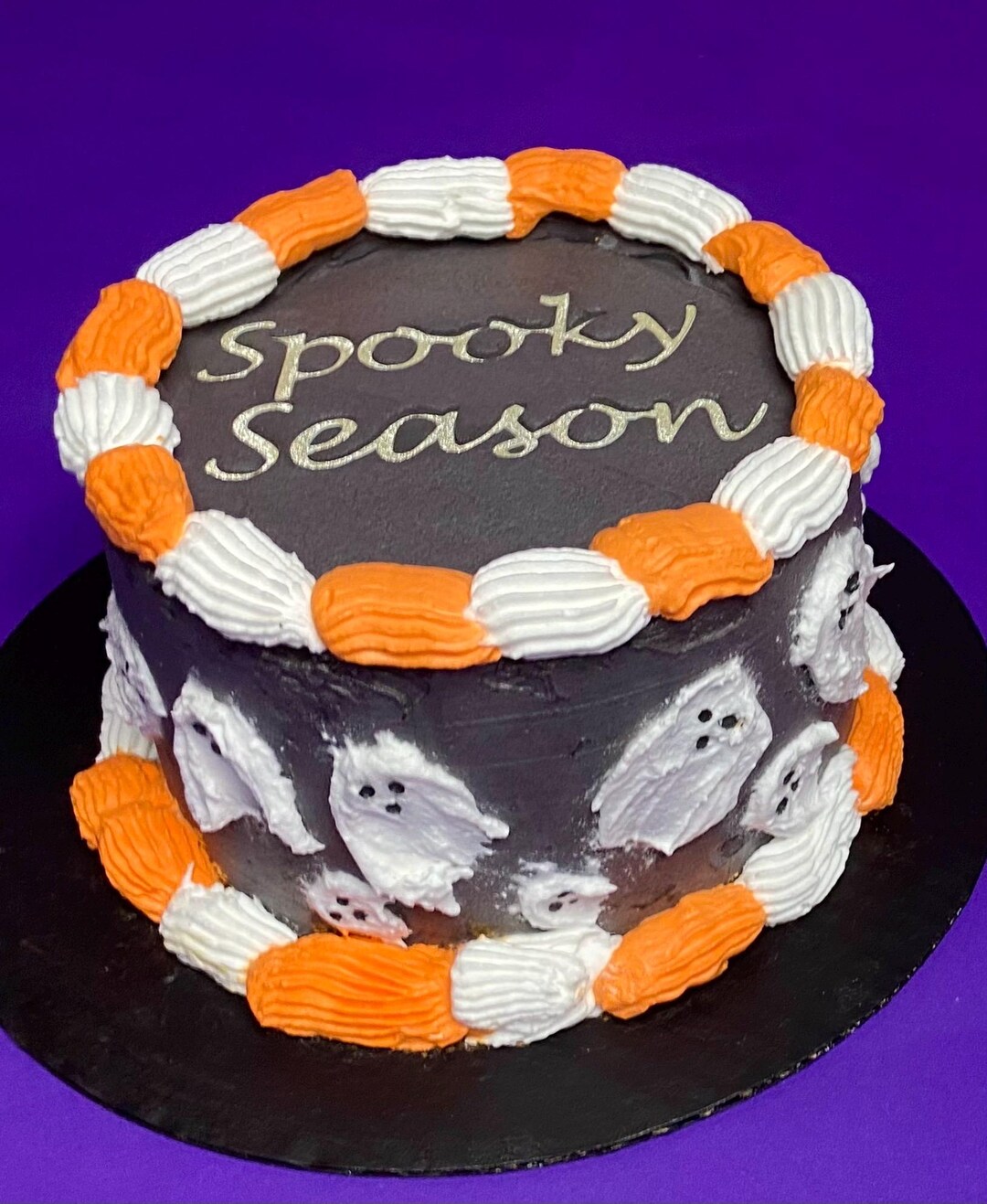 Halloween Fake Cake, Spooky Ghost Decor, Tiered Tray Prop, Cake Dessert ...