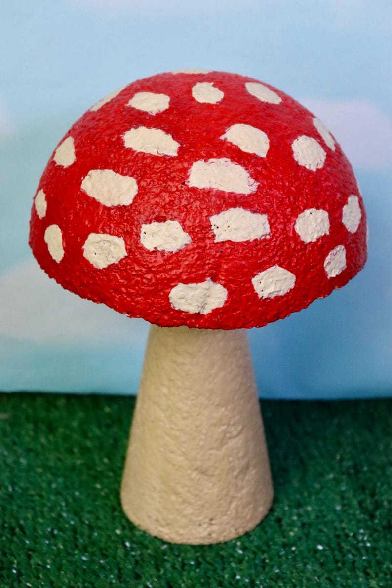 Cottage Core, Whimsical, Fairy Decorative Foam Mushroom Prop, Decor, Party, Photoshoot ...