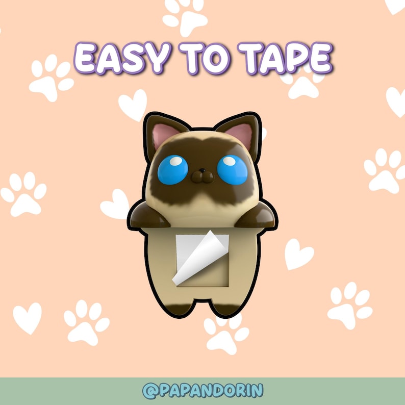 5 Cute Cats Hipper / Peeker Charms Bundle - DIGITAL 3D FILES - Etsy