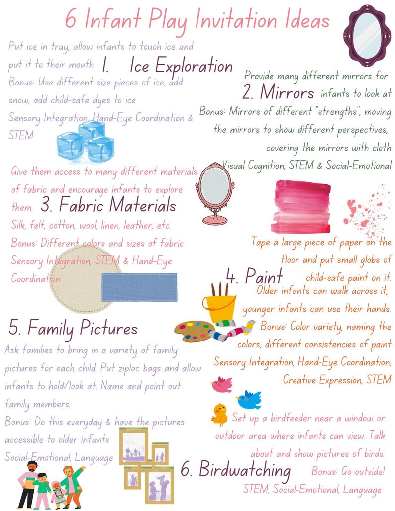 6 Infant Play Invitation Ideas - Etsy