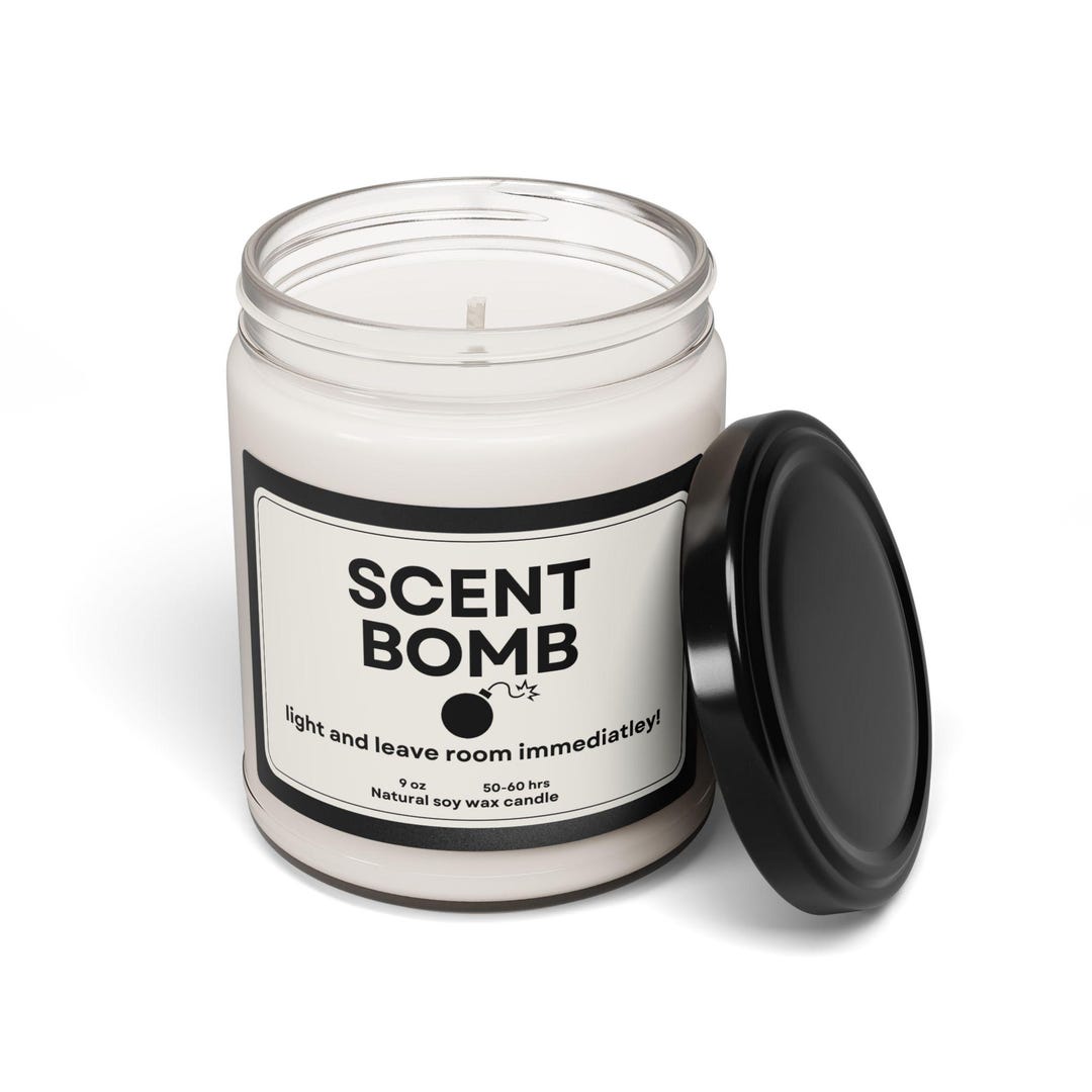 Scented Soy Candle - Scent Bomb, Aromatherapy Candle, Natural Soy Wax ...