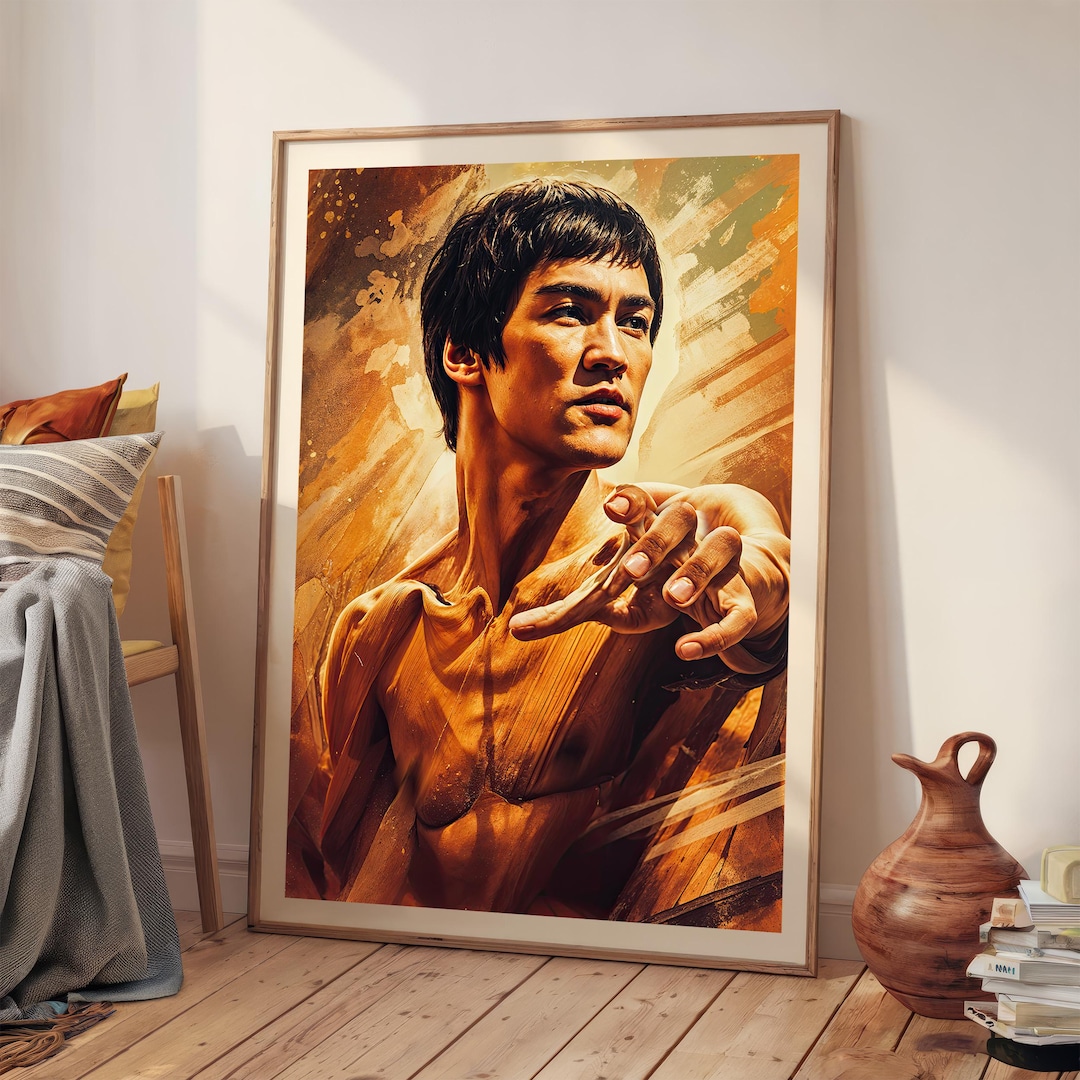 Kung Fu Inspired Wall Art – Martial Arts Digital Poster – Warrior ...