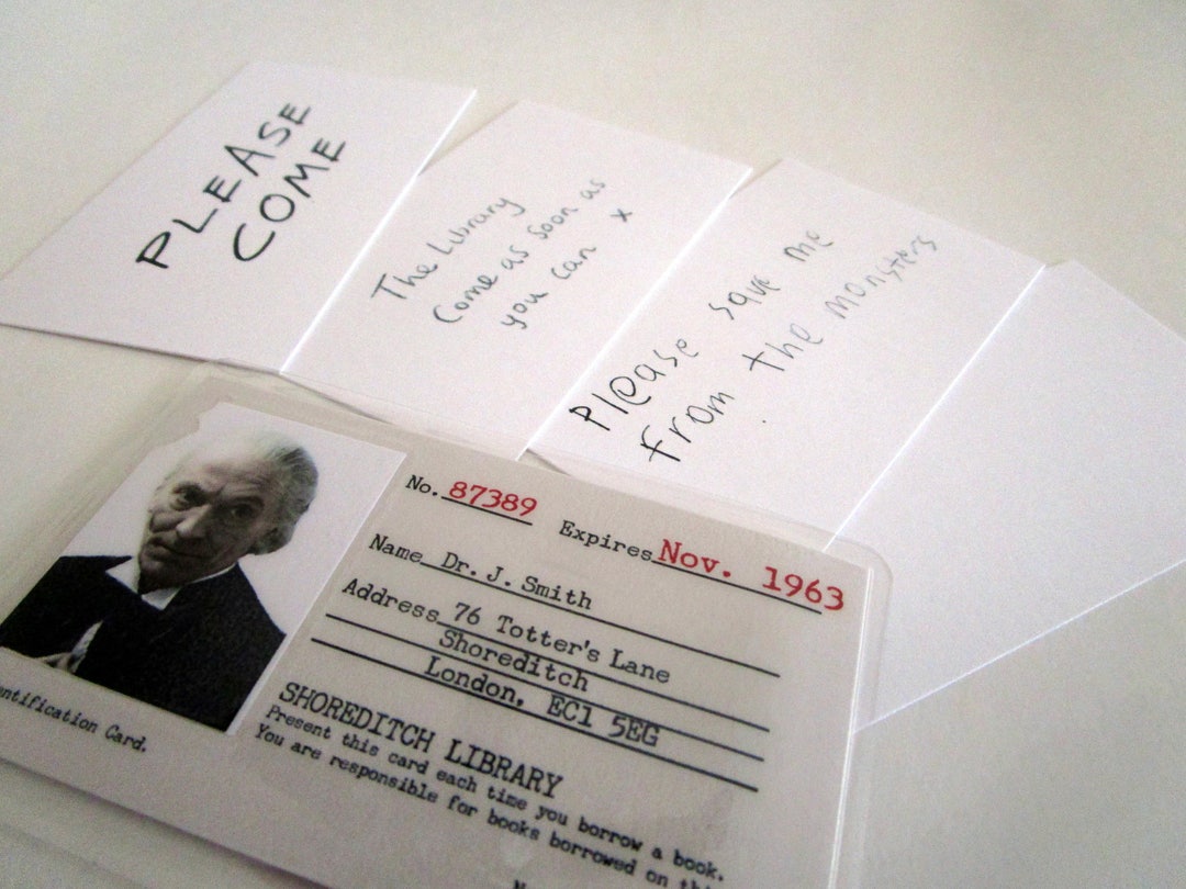 Doctor's Psychic Paper (with or Without Wallet) - Etsy