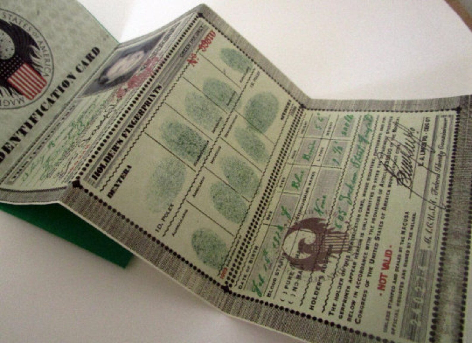 American Witch or Wizard ID Card Replica - Etsy