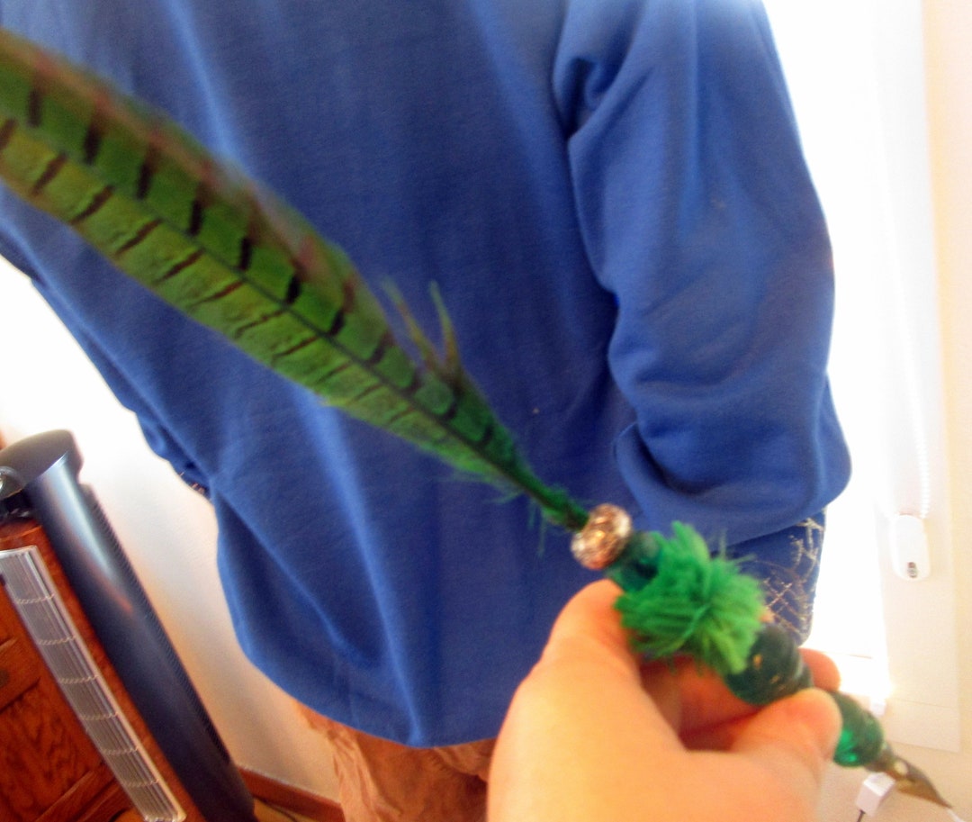 Magic Green Quill for the Witch or Wizard - Etsy