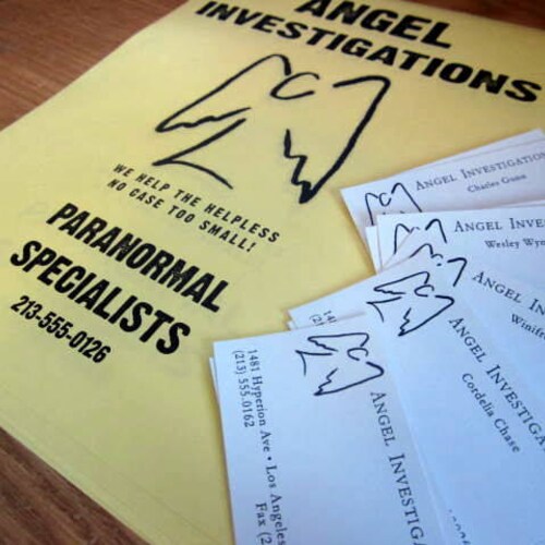Angel Investigations Replica Business Cards & Flyer | Etsy
