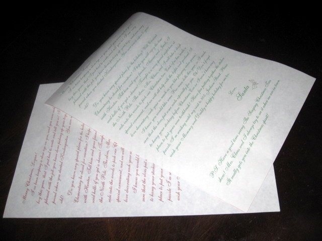 Deluxe Personalized Scroll From Santa Claus in Candy Cane Tube With ...