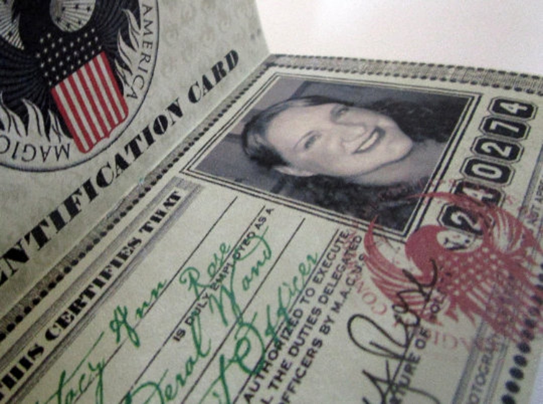 American Witch or Wizard ID Card Replica - Etsy