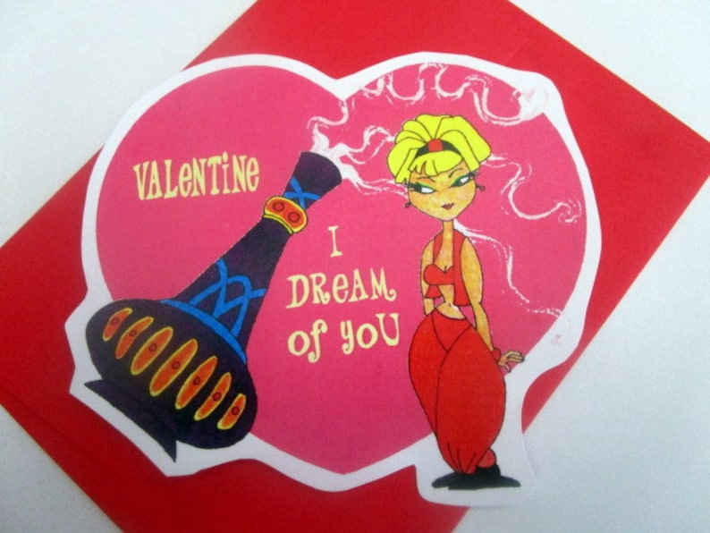 Classic TV Genie Valentine - Etsy