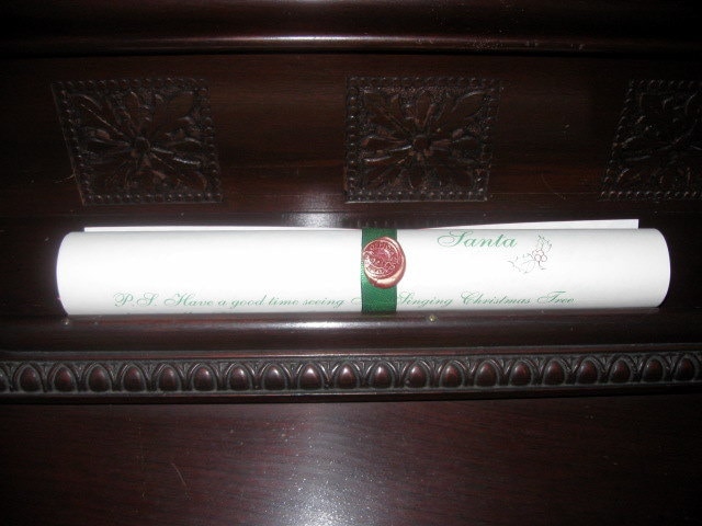 Deluxe Personalized Scroll From Santa Claus in Candy Cane Tube With ...