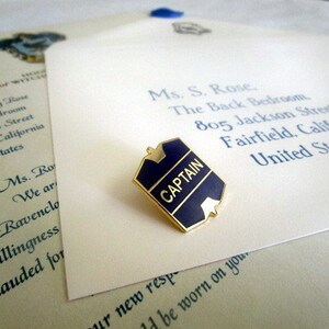 School Sports Team Letter With Captain Badge / Pin Personalized - Etsy