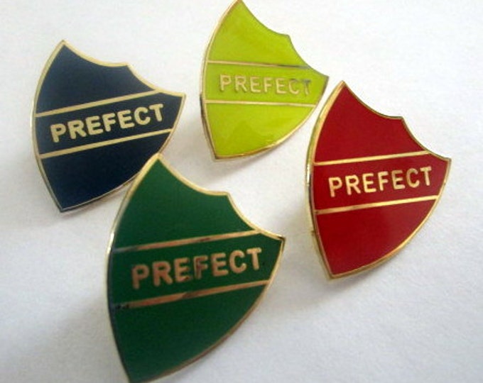 12 School "prefect" Badges / 1" Enamel Pins - Etsy