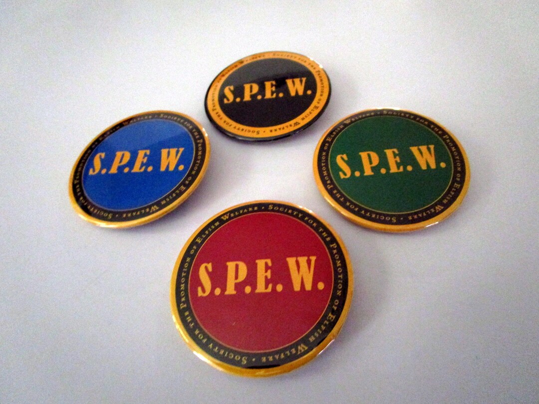 SPEW Button / 2.25" Pin - Etsy UK