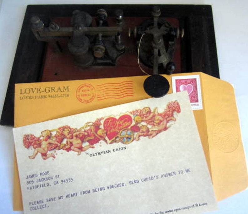 Love-gram / Valentine's Day Telegram Personalized - Etsy