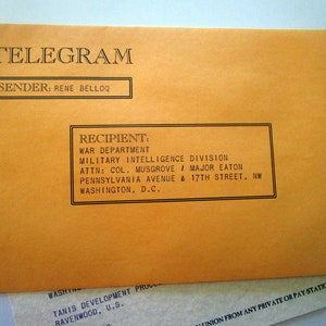 Indiana Jones 1936 Telegram Replica Prop - Etsy