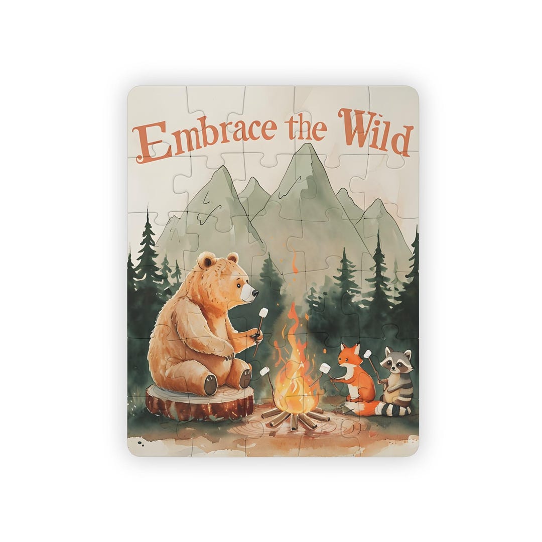 Kids' Embrace the Wild Puzzle, 30-piece, Easy Puzzle, Kids Puzzle ...