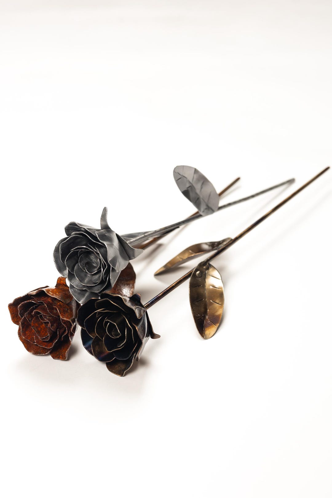 Handmade Fabricated Metal Roses - Etsy