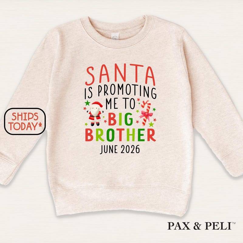 Big Brother Santa Sweater - Etsy