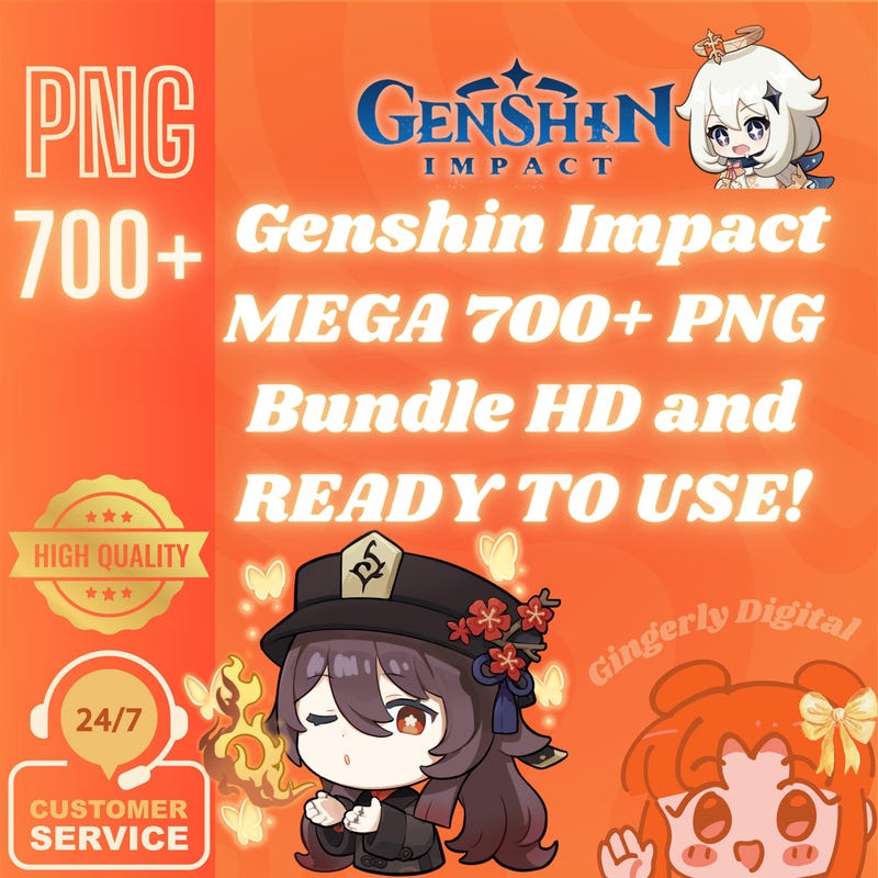 Cute Genshin Sticker - Etsy