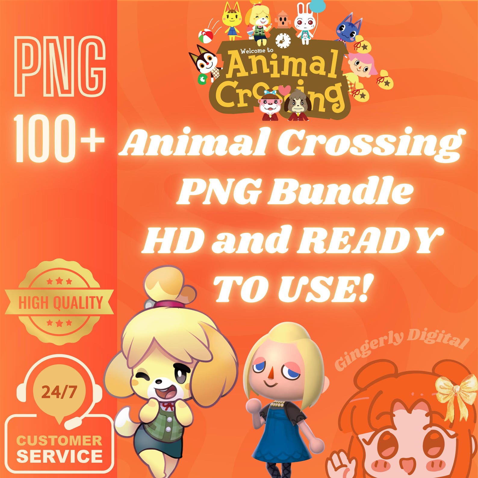 Animal Crossing Inspired PNG BUNDLE 100+ Sticker New Pocket Camp Game ...