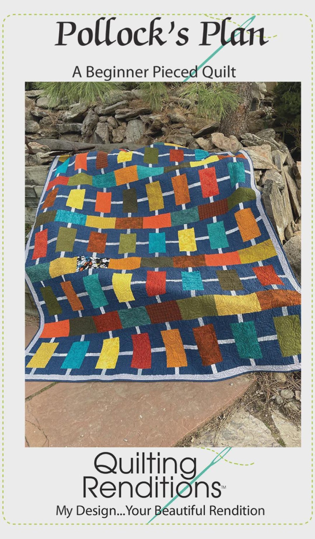 Quilting Renditions - Pollocks Plan Quilt Pattern - Easy - Beginner - Etsy